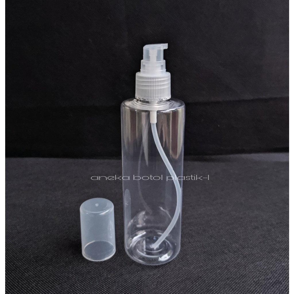 Jual Botol Pump 250ml Bening Pump Treatment Pump 250ml Clear Model Rf | Shopee Indonesia