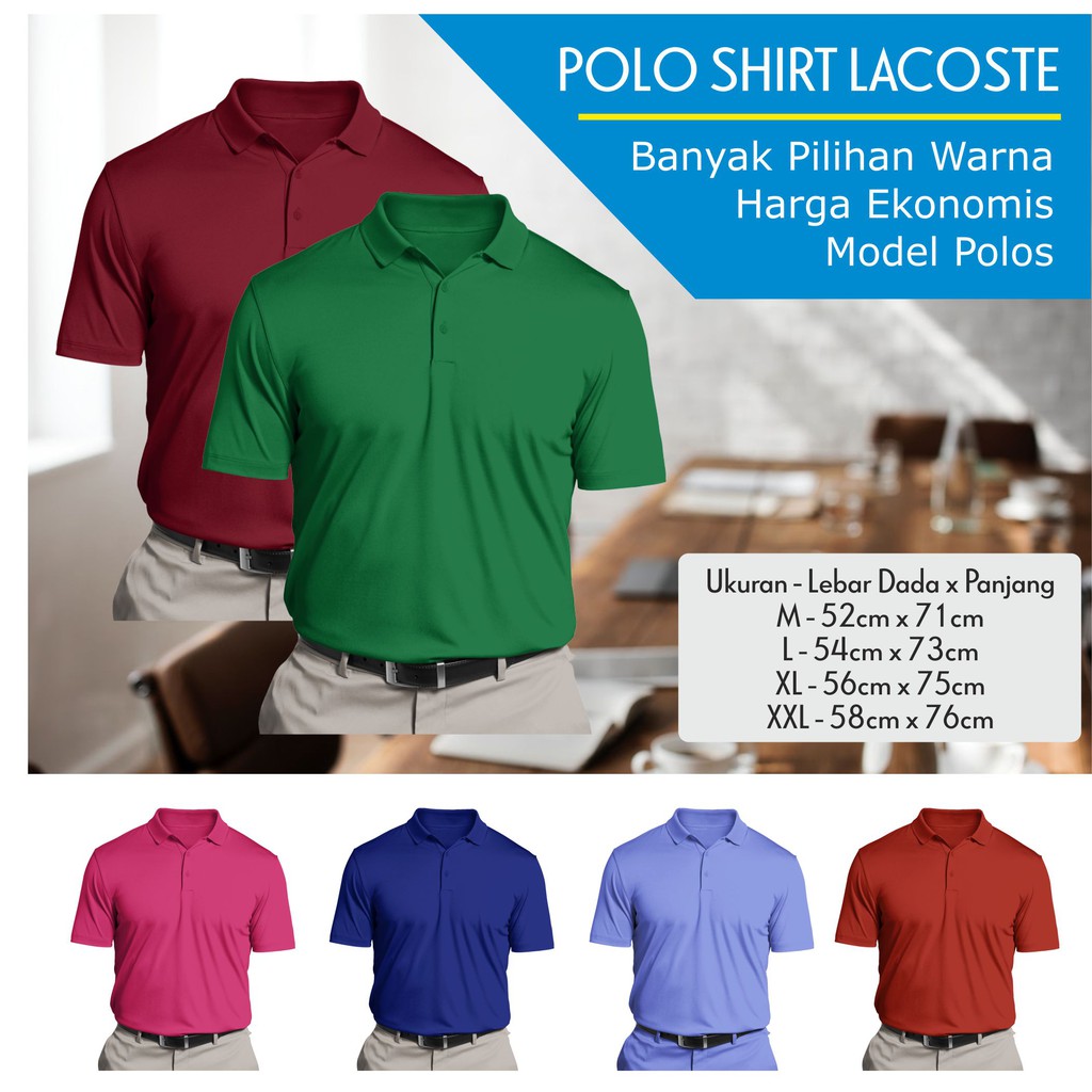 Jual Polo Shirt Kerah Wangki Polos | Shopee Indonesia