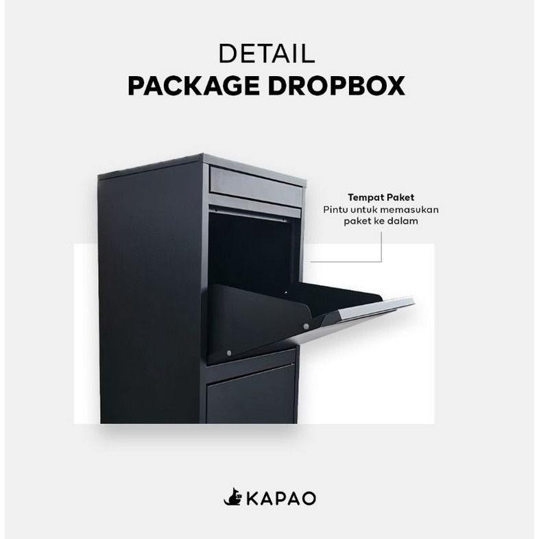 Jual Kotak Paket dan Surat KAPAO tempat paket LARGE PINTU AMBIL DEPAN ...