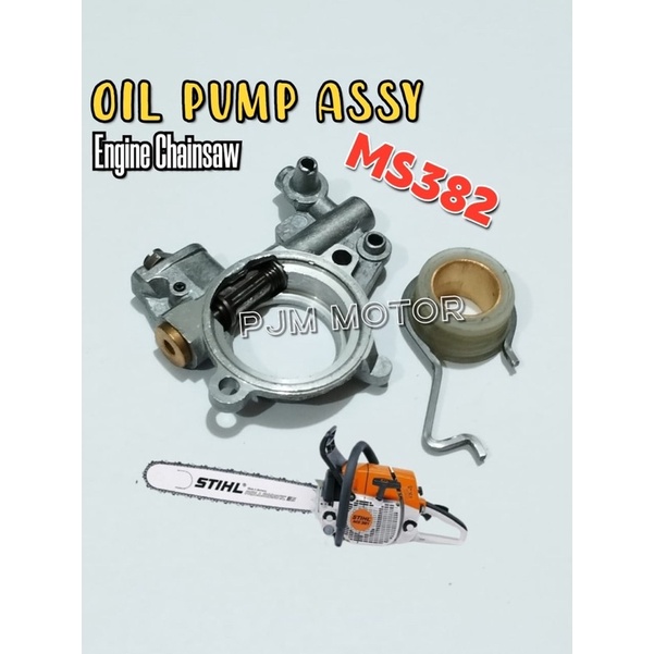 Jual Ms382 Oil pump plus worm gear Pompa oli mesin chain saw sthil ...