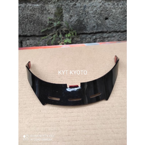 Jual SPOILER HELM KYT KYOTO ALL SERIES Spoiler Pnp KYT Kyoto Hitam ...