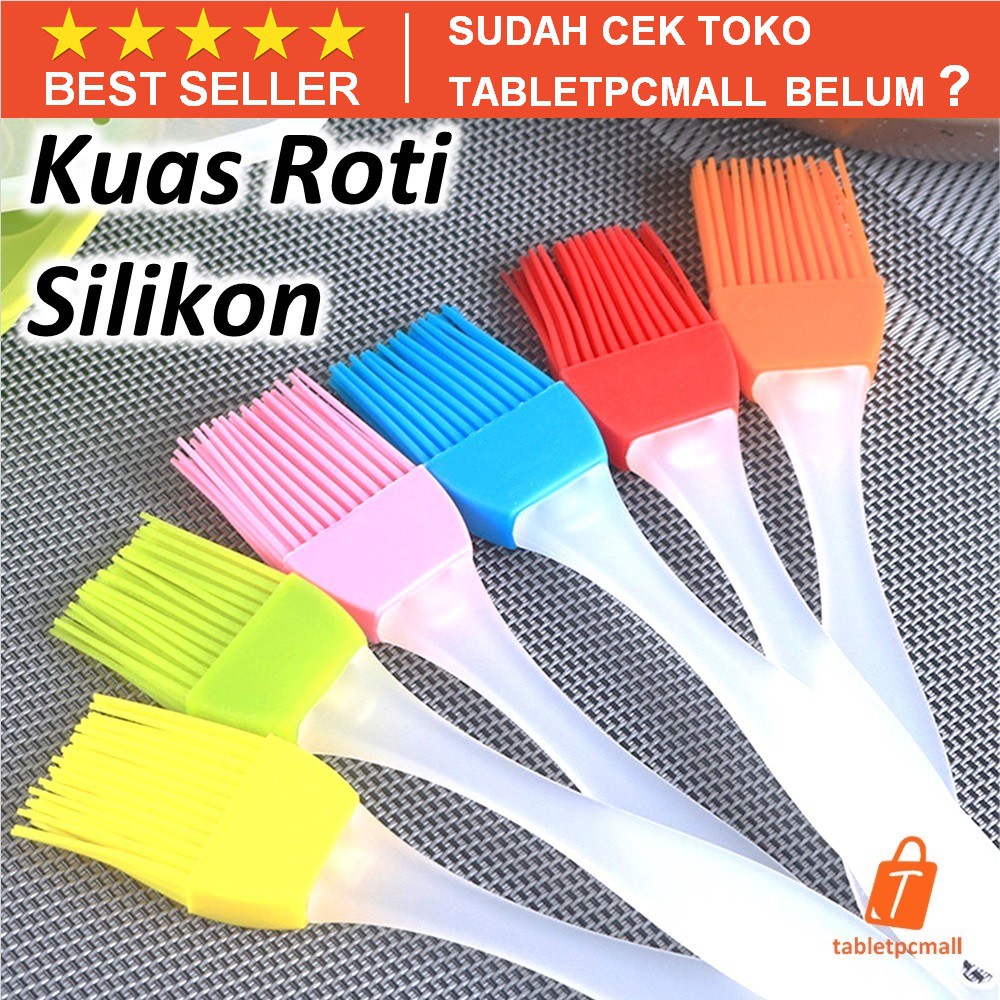 Jual Kuas Roti Silikon Tahan Panas Silicone Brush Kuas Oles Bumbu Dapur ...