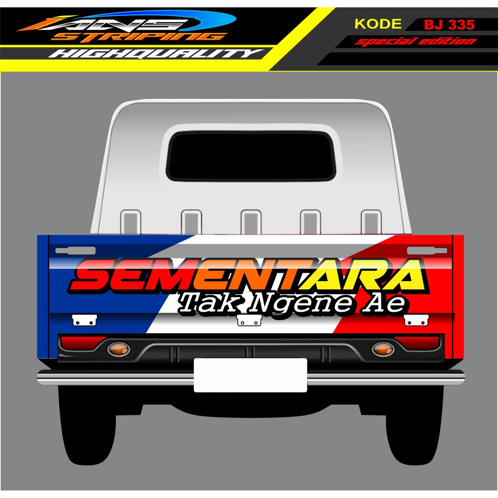 Jual STIKER GRANMAX PICK UP / STICKER BAK BELAKANG GRANMAX / DECAL ...