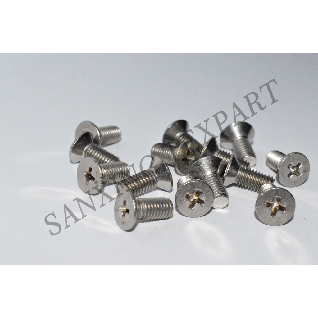 Jual BAUT JF STAINLESS THE M2 X 6 ( 100 PCS ) | Shopee Indonesia