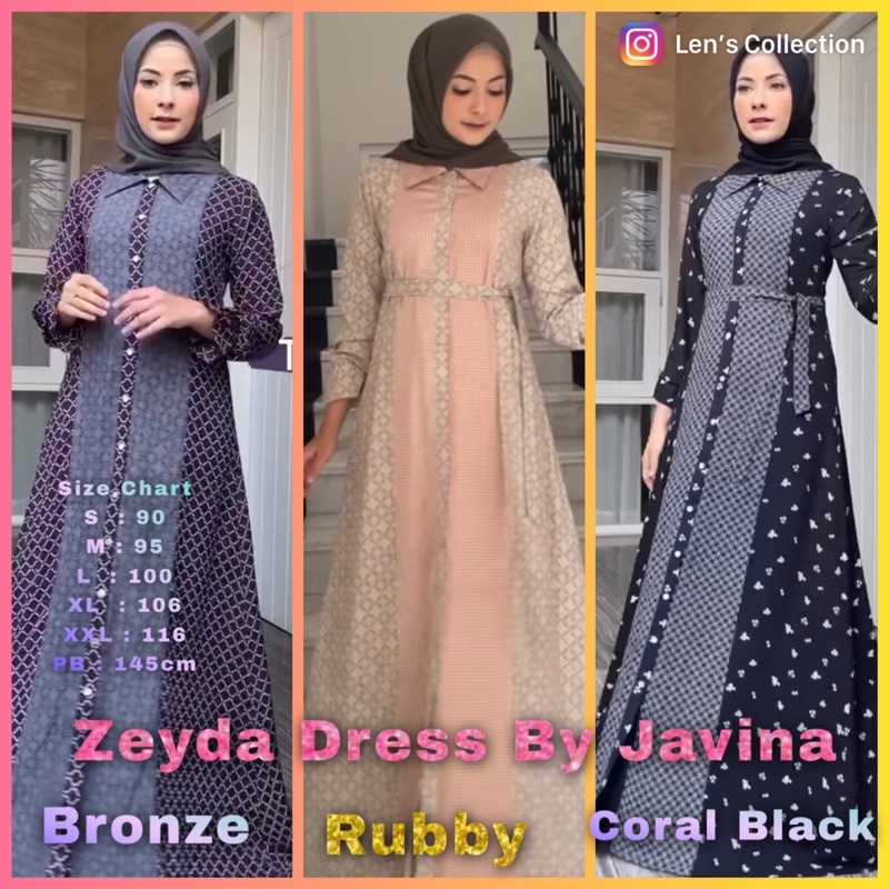 Jual Zeyda Dress BY JAVINA OFFICIAL (ORIGINAL) | Shopee Indonesia