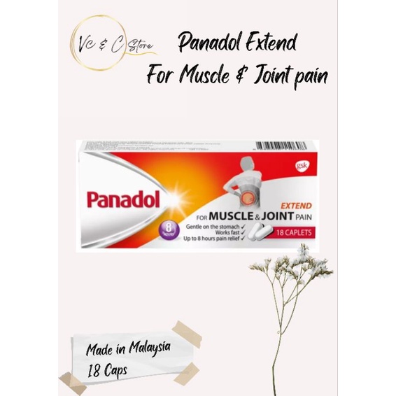 Jual Panadol for Muscle & Joint Pain Extend 18 caplets. | Shopee Indonesia