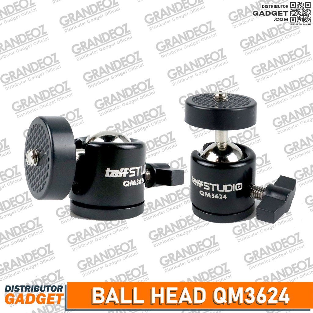 Jual Ball Head 360 Besar Holder Tripod Kamera DSLR Swivel 1/4 Screw ...