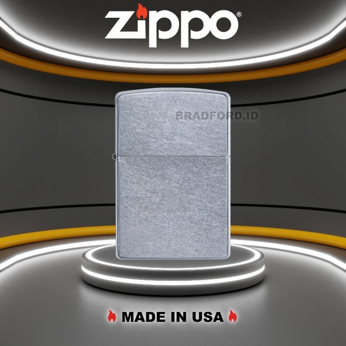 Jual Korek Api Zippo Classic Street Chrome 207 Original Garansi Resmi | Shopee Indonesia