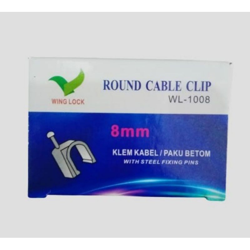 Jual KLEM KÀBEL PAKU BETON CLAM CABLE | Shopee Indonesia