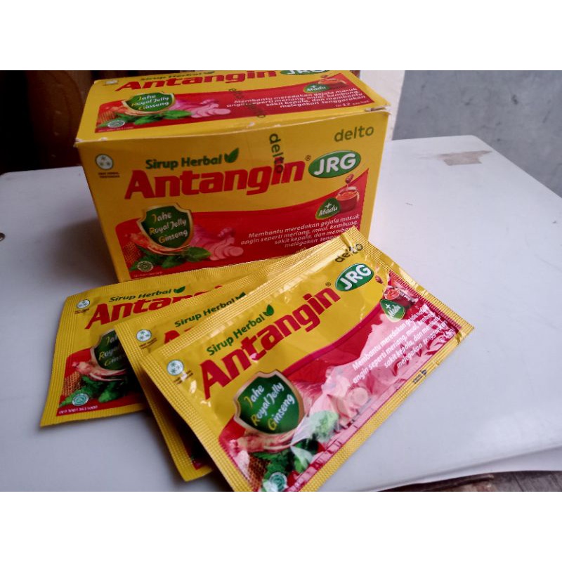 Jual Antangin sirup herbal sachet 1 pack isi 12 sachet, @15ml. | Shopee ...
