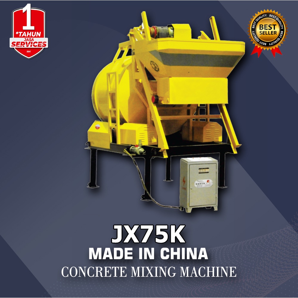 Jual Mesin Pengaduk Semen Molen Semen Concrete Mixing Machine - JX75K ...
