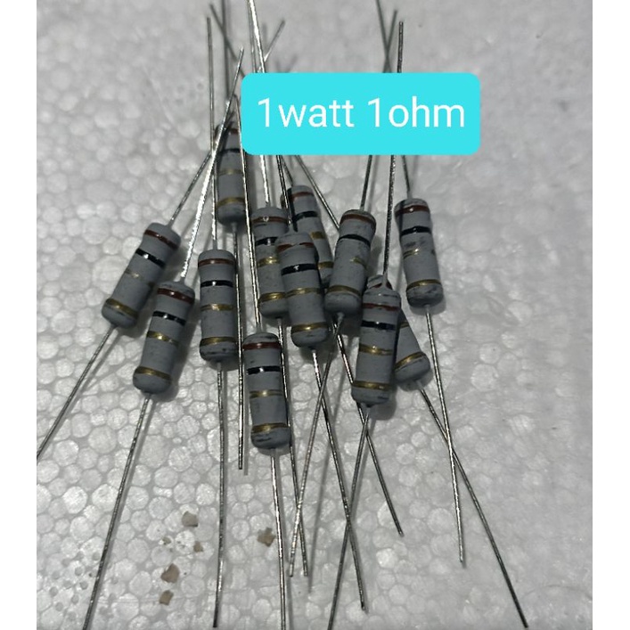 Jual 10BUAH RESISTOR 1WATT 1 OHM 1 WATT 1OHM 1W 1 OHM | Shopee Indonesia