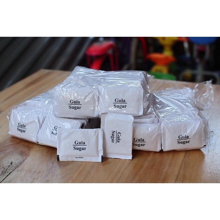 Jual White Sugar / Gula Putih Sachet Kotak 8 Gr Untuk Kebutuhan Hotel ...