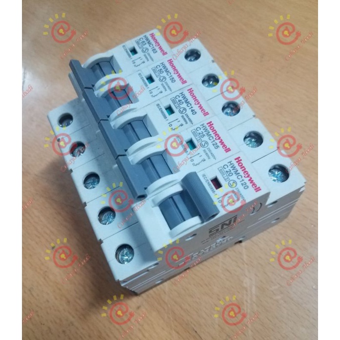 Jual MCB Honeywell 1Phase 20A 25A 40A 50A 63A Honeywell HWMC163 MCB 1 Phase | Shopee Indonesia