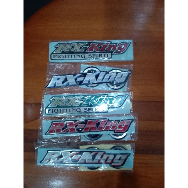 Jual emblem RX king sett imi bahan mirip ori | Shopee Indonesia