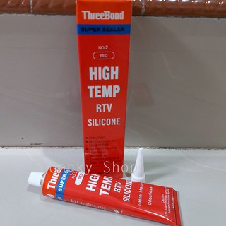 Jual THREEBOND | Lem Paking MERAH High Temp RTV Silicone RED (75 Gr ...