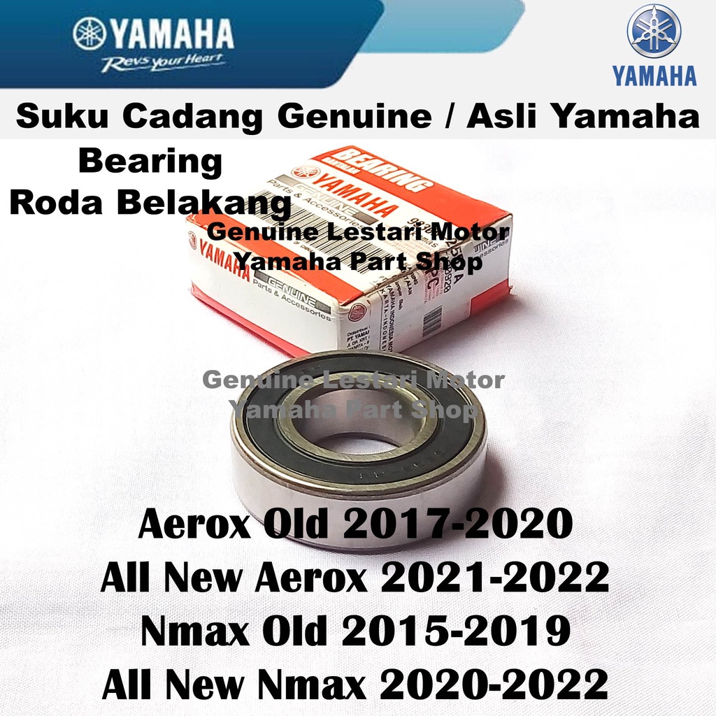 Jual Laher Bering Bearing Roda Belakang Lexi All New Aerox Nmax N Max ...