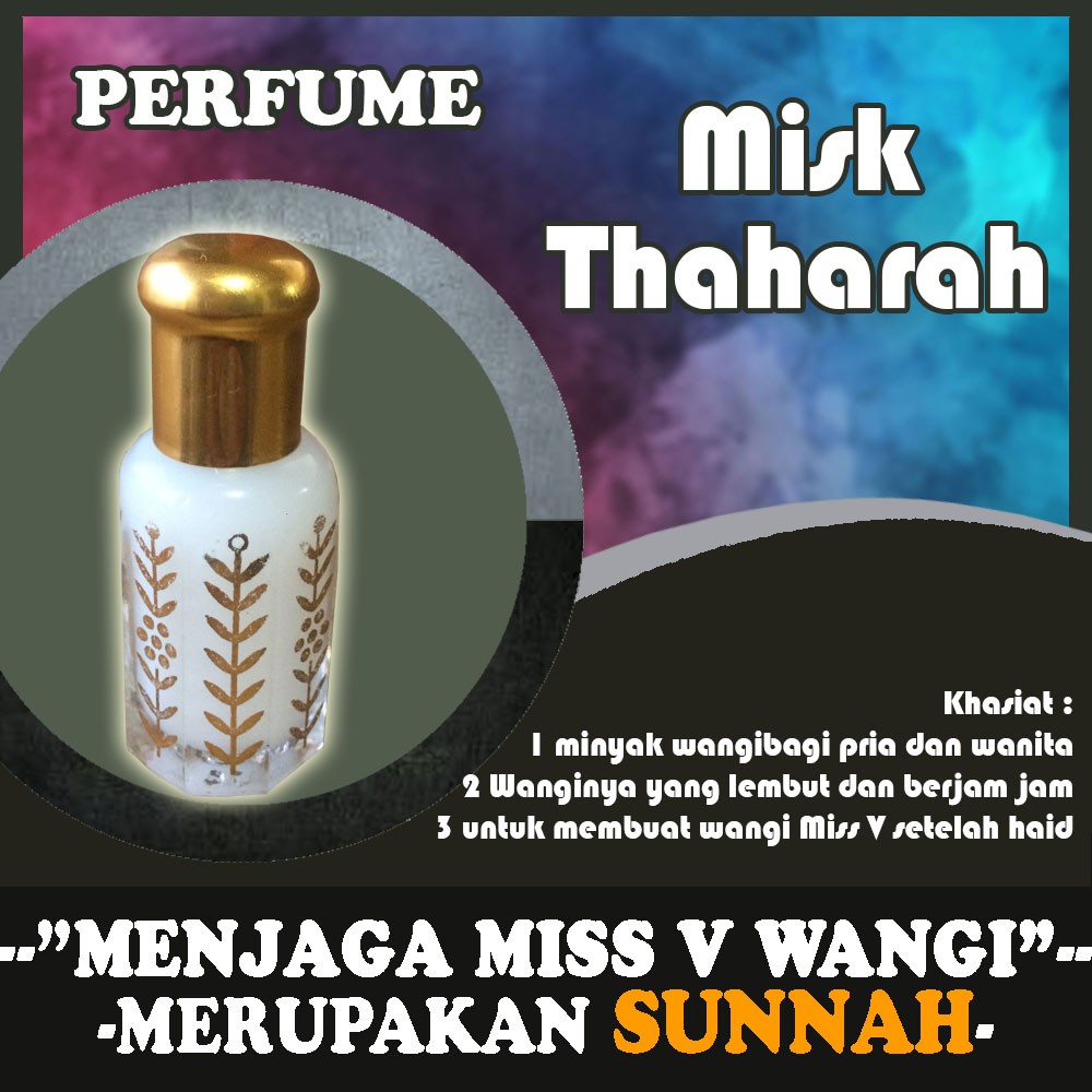 Jual MISK TAHARAH MISK THOHAROH MISIK AL TAHARAH UKURAN 3ML KHAS DARI ...