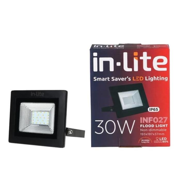 Jual Lampu Sorot / Flood Light LED InLite 30 Watt | Shopee Indonesia