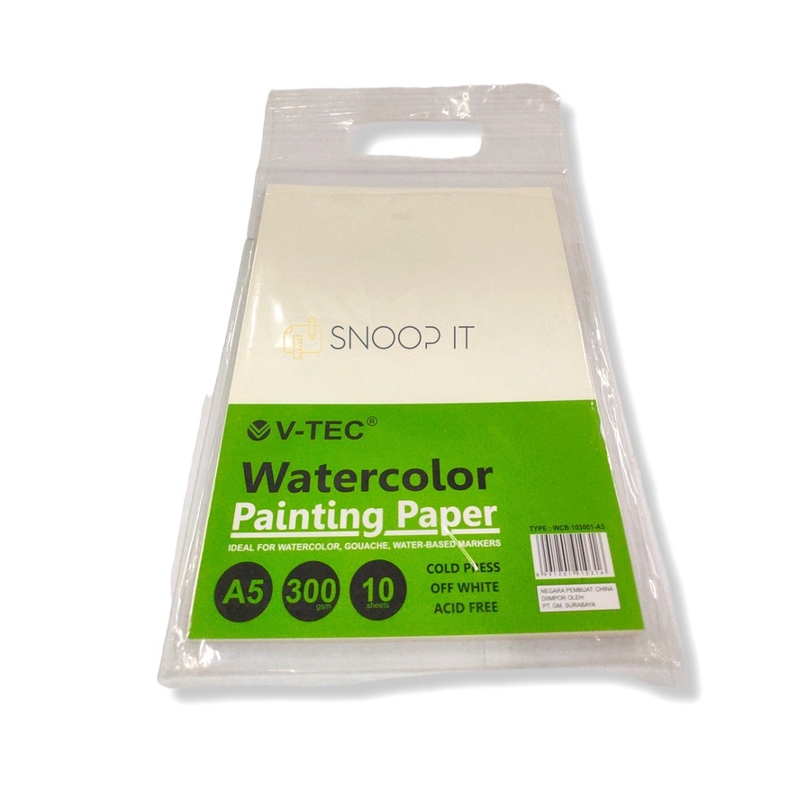 Jual Water Color Painting Paper V-Tec Ukuran A5 WCB 103001 / Kertas ...