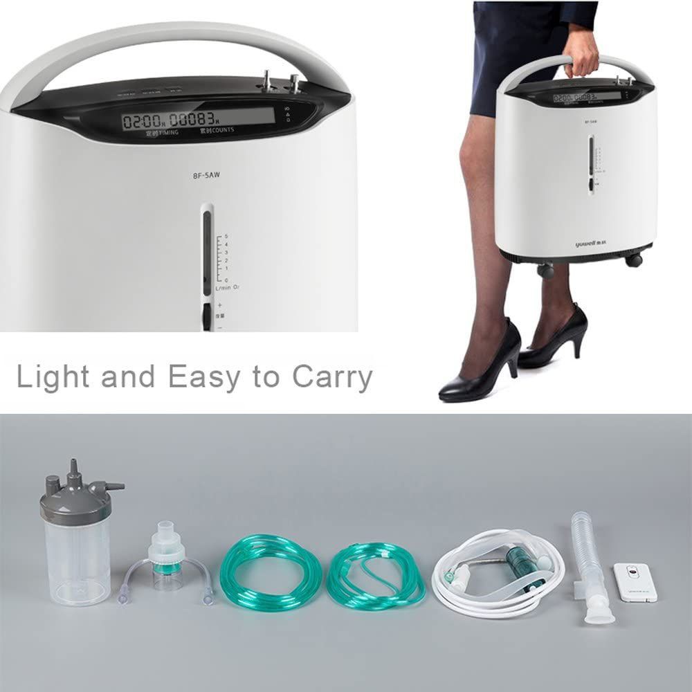 Jual Yuwell 8F-3AW Oxygen Concentrator Homecare Mesin Generator Oksigen ...