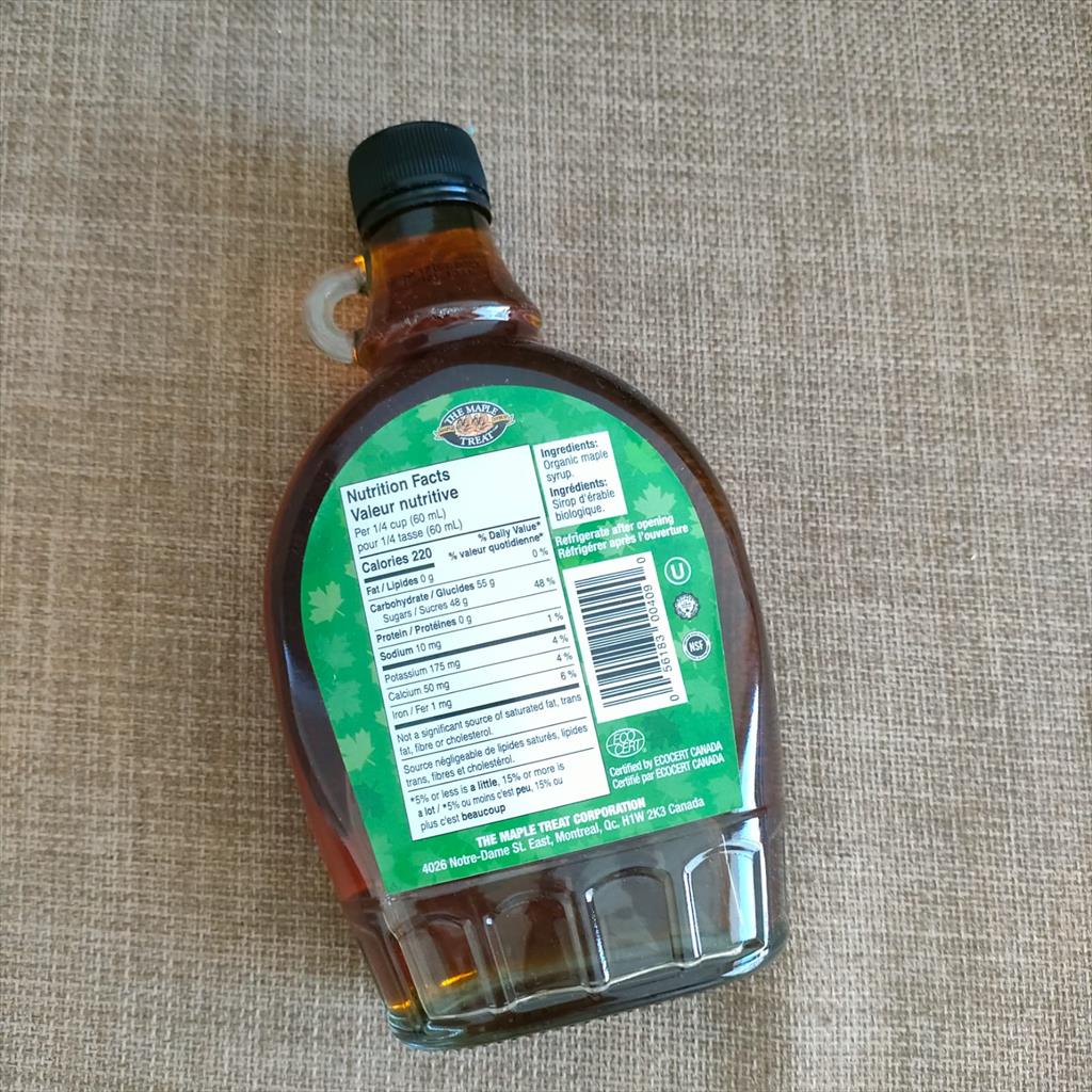 Jual Pure Organic Maple Syrup Grade A (Amber Color) 375ml The Maple ...