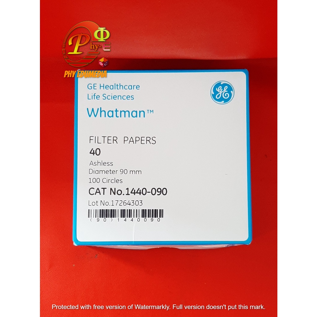 Jual Kertas Saring Whatman No. 40 Diameter 9 cm / Whatman Filter Paper ...