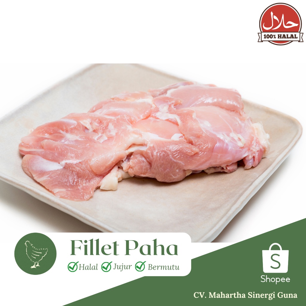Jual Fillet Paha Ayam Beku / Boneless Paha Frozen, Daging Paha Ayam ...