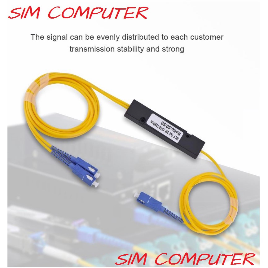Jual 1x2 FBT Splitter SC/UPC Optik Splitter 1 2 Optic splitter 1x2 ...