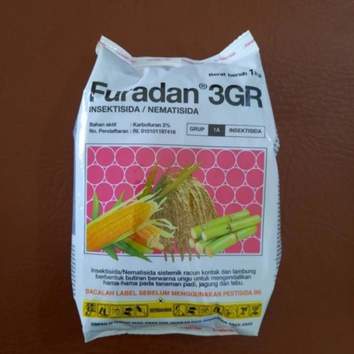 Jual Furadan 3GR 2kg Pembasmi Hama Penggerek Tanah/Intektisida/Obat ...