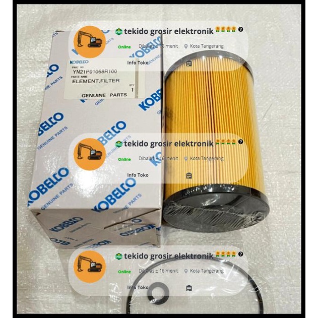 Jual Filter Solar Separator Yn21P01068R100 Element Filter Sk200-8 Kobelco | Shopee Indonesia