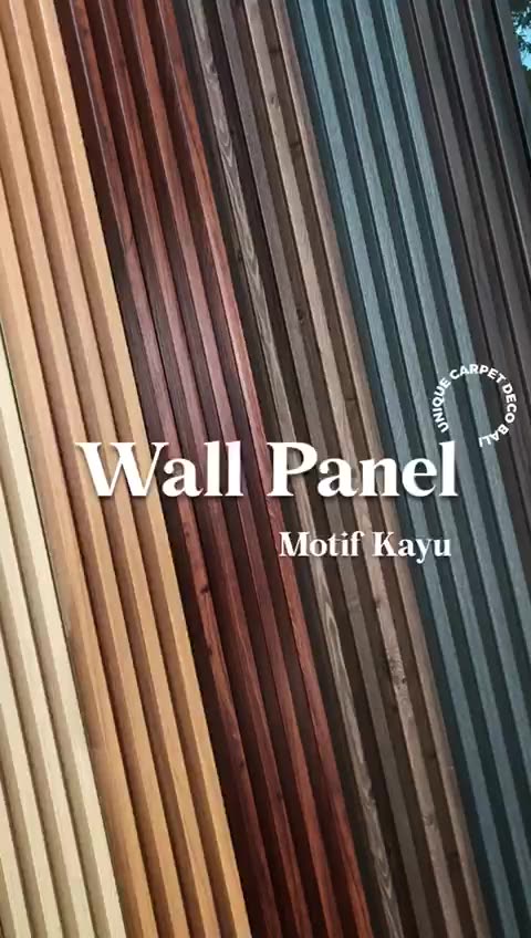 Jual Wall Panel / Wood Panel PVC Motif Kayu / Dekorasi Dinding Panel Kayu / Partisi Kayu 2.9 ...