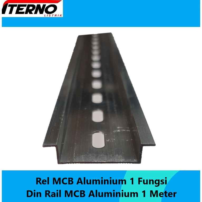Jual Rel MCB Aluminium 1 Fungsi 1M Din Rail MCB Aluminium 1 Meter ...