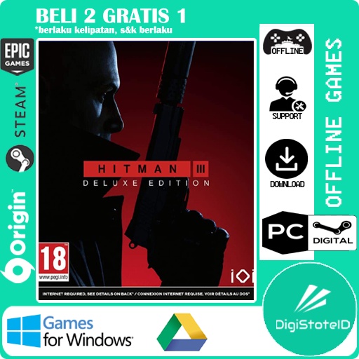 Jual Hitman 3 Deluxe Edition - Game PC | Shopee Indonesia