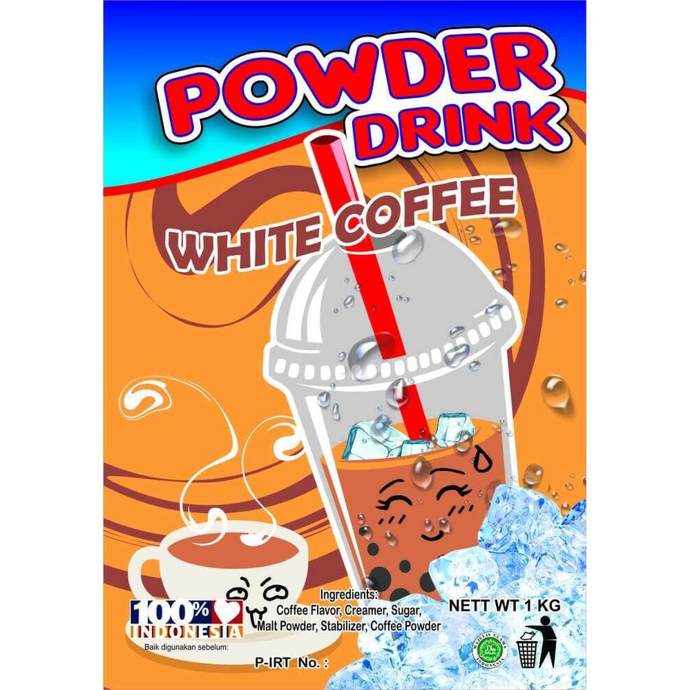 Jual White Coffee Powder - Bubuk Minuman Bubble Drinks 1kg Kualitas ...