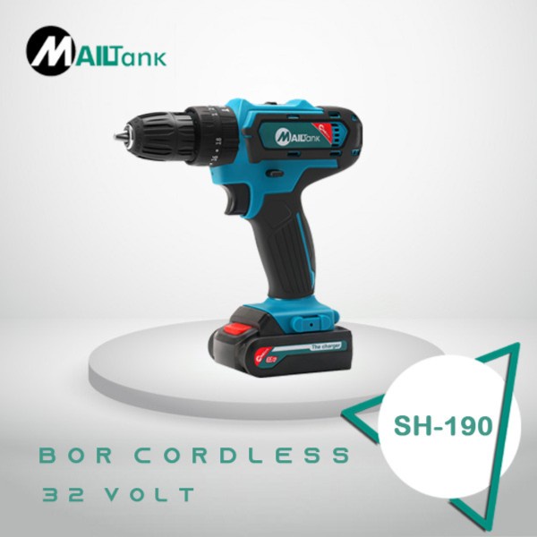 Jual Mesin bor Cordless Drill 32V SH190 Mailtank | Shopee Indonesia