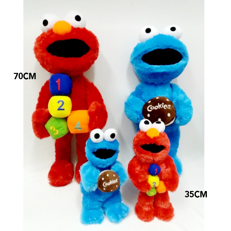Jual Boneka elmo cokies besar 80cm bahan lembut cookies dadu hadiah ...