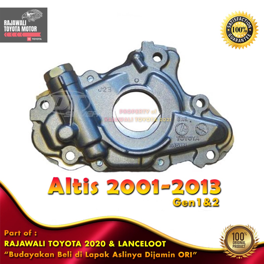 Jual Pompa Oli Corolla Altis 2001-2013 Gen1 & Gen2, Auris, Celica, Rav4 ...
