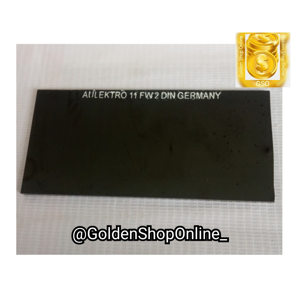 Jual Kaca Las Hitam No 11 ukuran 10,5 x 5cm Aulektro | Shopee Indonesia