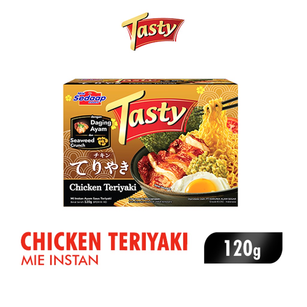 Jual Sedaap Tasty Mie Instan Chicken Teriyaki 120 gr | Shopee Indonesia