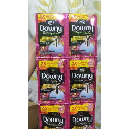 Jual Downy Softener Sachet all varian renceng 20 ml isi 12 pcs | Shopee ...