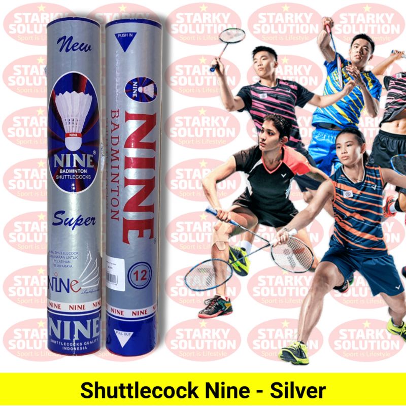 Jual Shuttlecock Bulutangkis NINE SILVER Kok Bulutangkis Kock Original ...