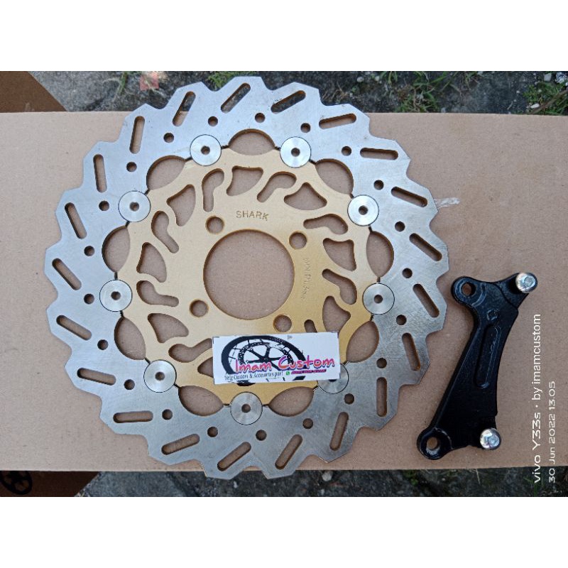 Jual Piringan Cakram SHARK beat vario scoopy Honda 260mm Floating ...