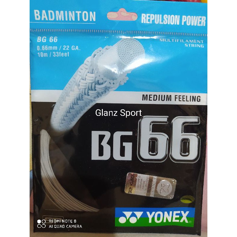 Jual Senar badminton yonex bg 66 original yonex bg66 Sp original made ...