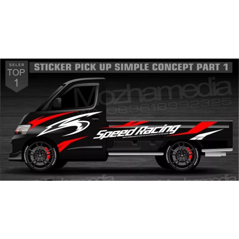 Jual 0310 sticker cutting mobil pick up GRAND MAX type pick up lain ...