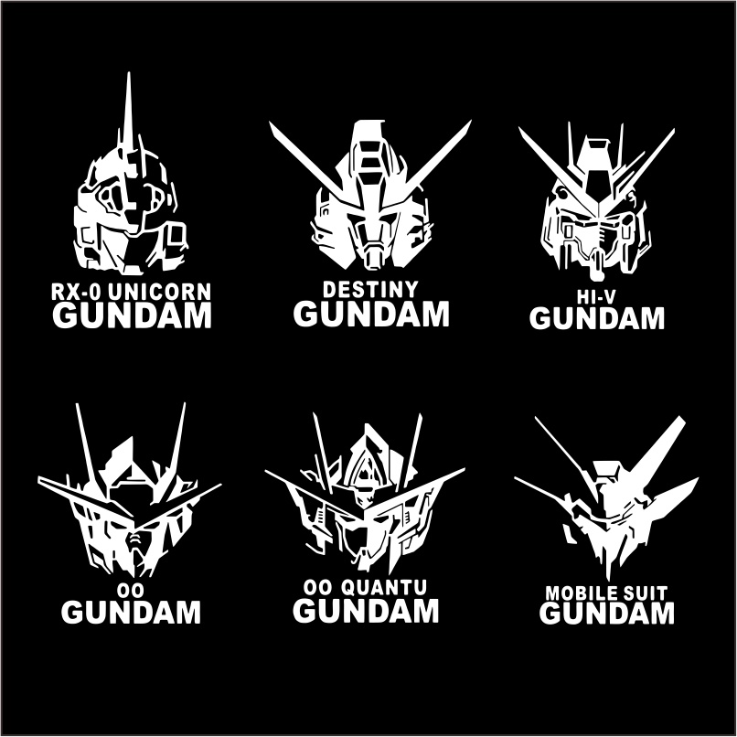 Jual Sticker Cutting Gundam Head | Shopee Indonesia