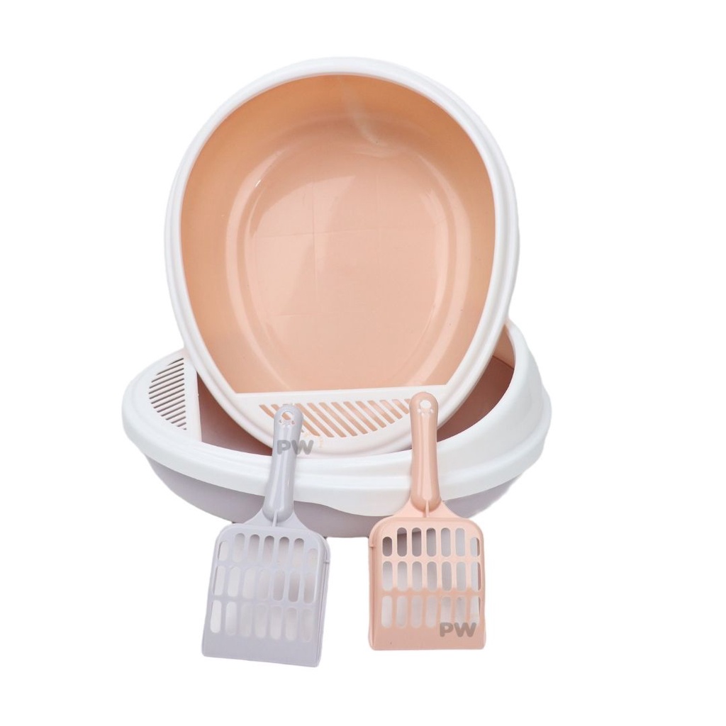 Jual Oval Cat Litter Box - Pet Pee Tray Toilet Tempat Bak Alas Pasir ...