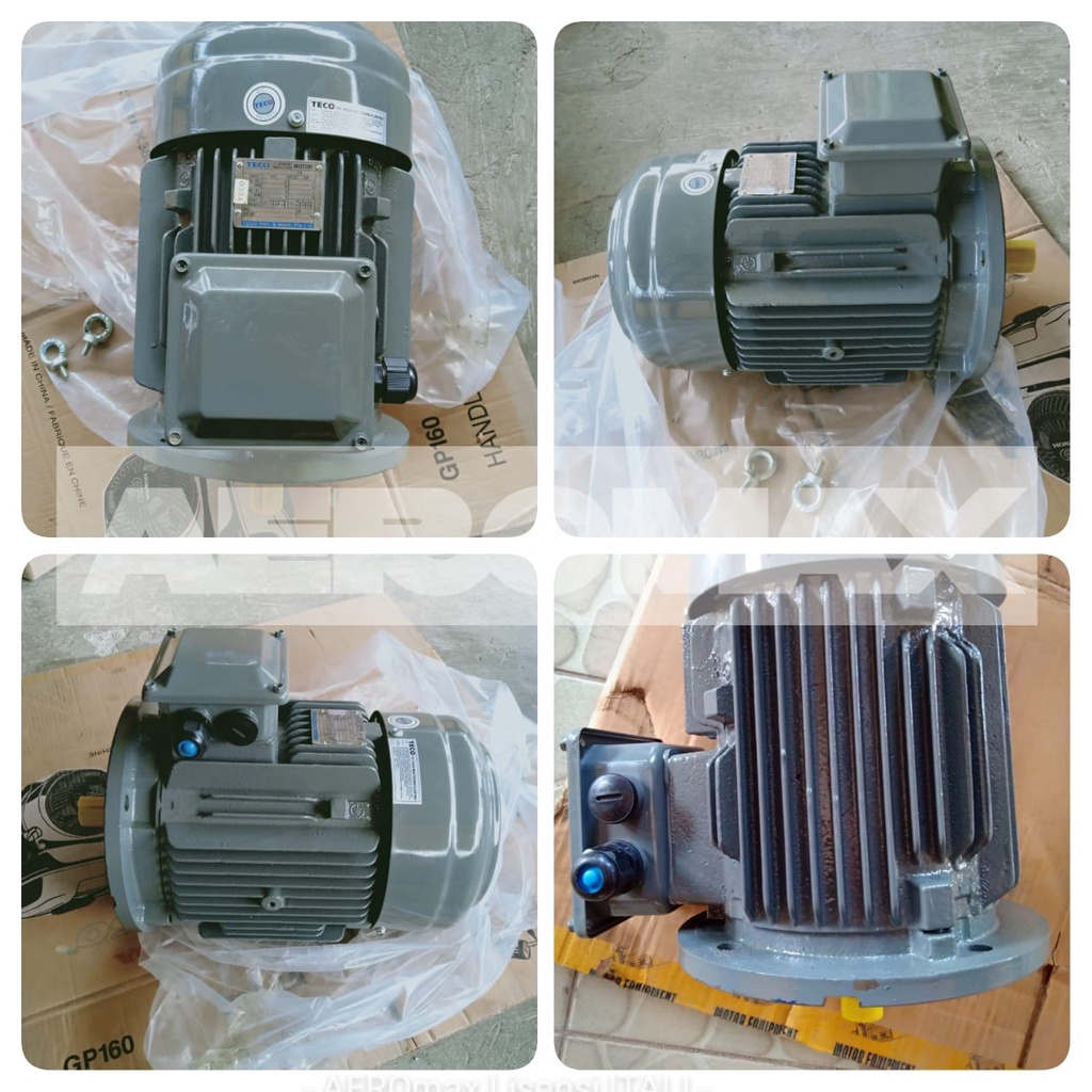 Jual TECO Electric motor / Dinamo motor 2HP/1.5KW Rpm 1500 4P 380V B5 | Shopee Indonesia