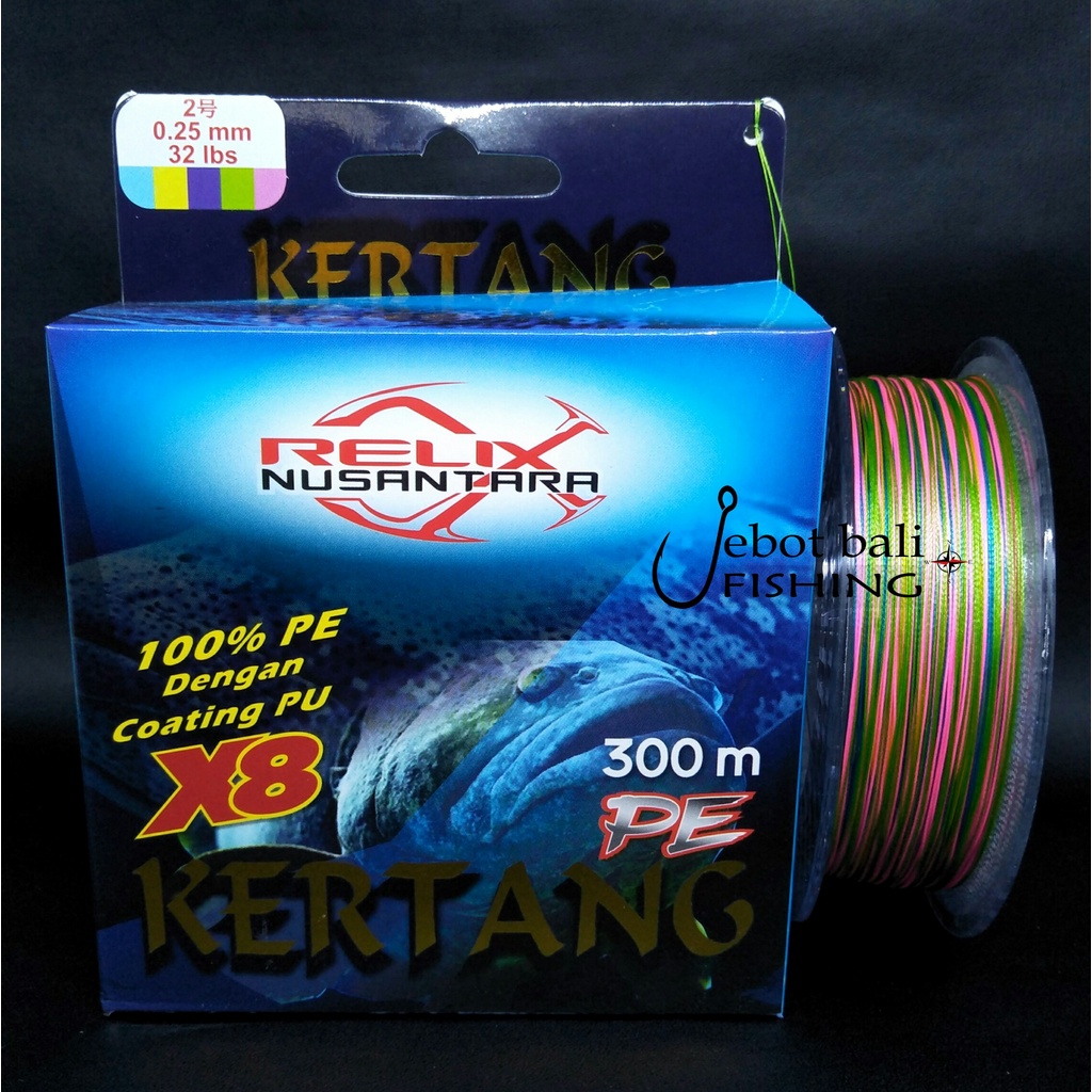 Jual Senar PE KERTANG X8 Ukuran 0.8 1 1.2 1.5 2 3 4 Panjang 300 Meter - Tali Pancing Relix ...