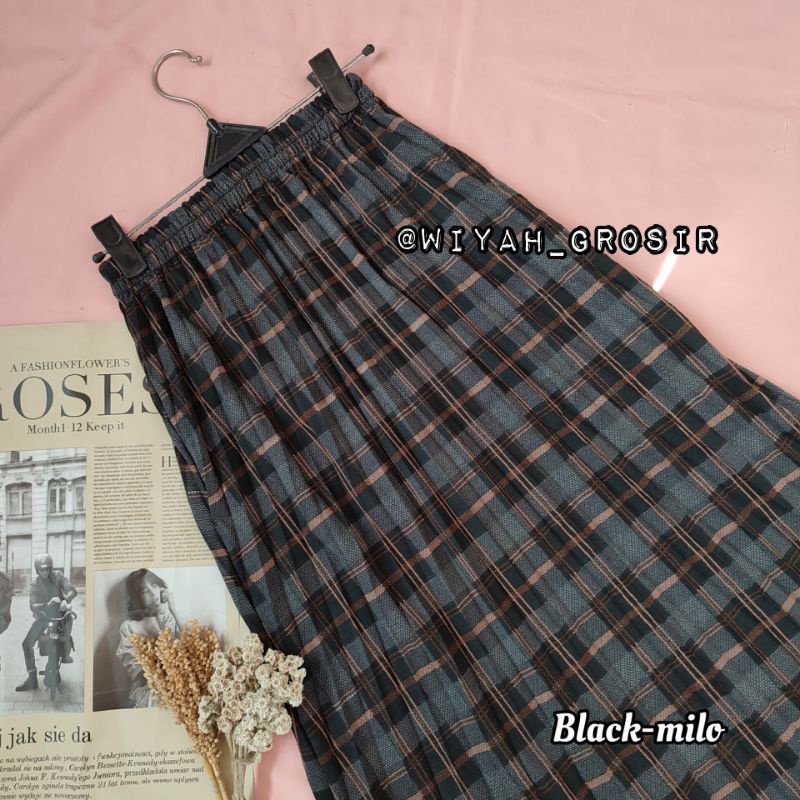 Jual COD ROK TARTAN PLISKET / ROK TARTAN JUMBO KOREAN STYLE / ROK ...